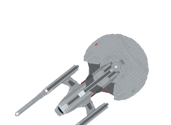 USS Titan NCC-80102-A from BrickLink Studio [BrickLink]