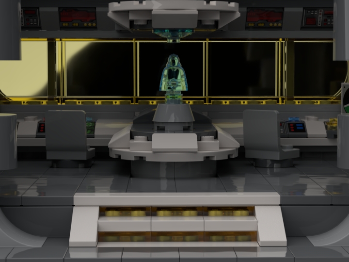 Defender Class Light Corvette Cockpit from BrickLink Studio [BrickLink]