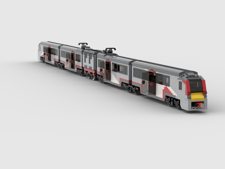 Class 755/4 FLIRT 4 CAR from BrickLink Studio [BrickLink]