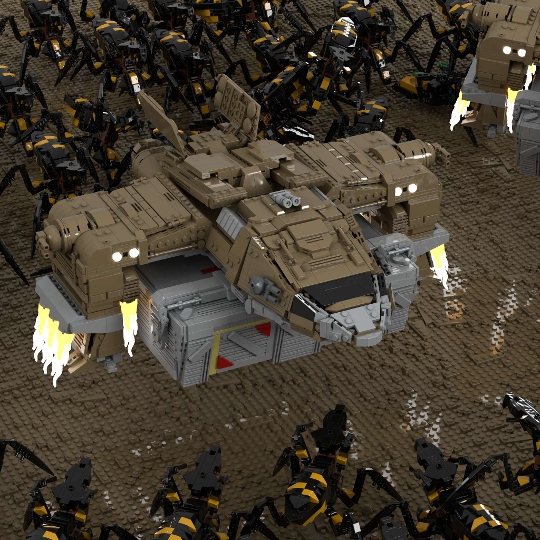 Starship Troopers Viking landing craft/Dropship from BrickLink Studio ...