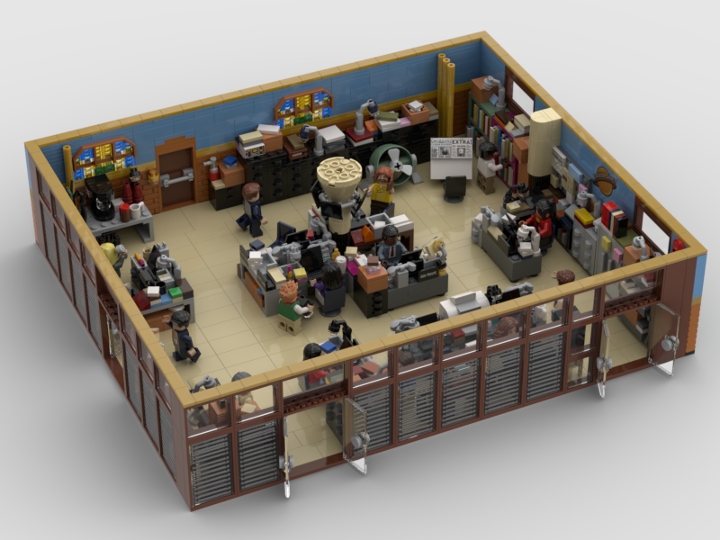 Daily Planet Bullpen from BrickLink Studio [BrickLink]