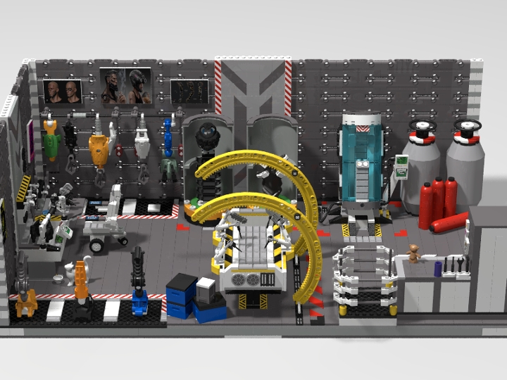 Cyberpunk Style - Human body modification workshop from BrickLink Studio [BrickLink]