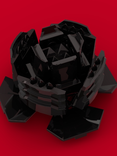 Black Rose from BrickLink Studio [BrickLink]
