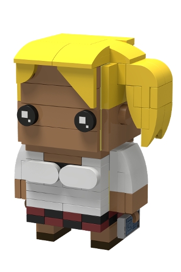Rumiko Manbagi Brickhead from BrickLink Studio [BrickLink]