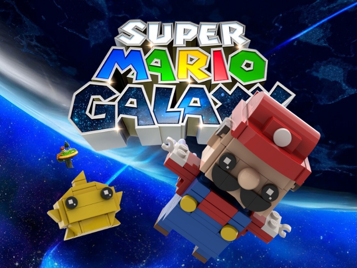 Super Mario Galaxy Brickheadz from BrickLink Studio [BrickLink]