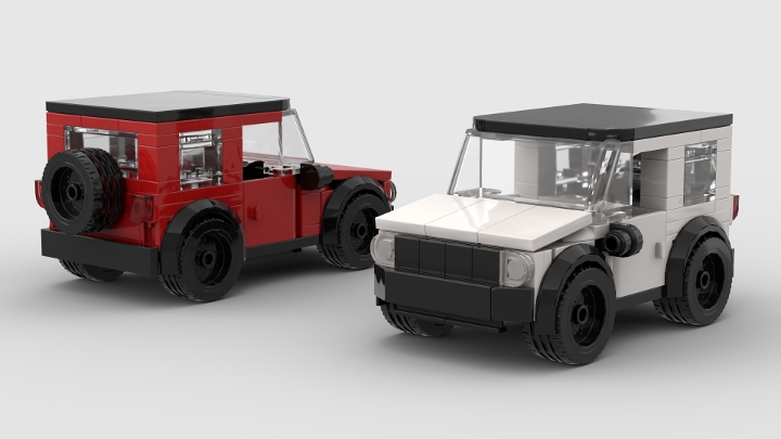 4x4 compact suv from BrickLink Studio [BrickLink]