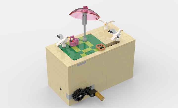 Seagull Attack - A Mini Automaton from BrickLink Studio [BrickLink]