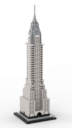 Chrysler Building 1/800 Scale (for Lego 21046) from BrickLink Studio ...