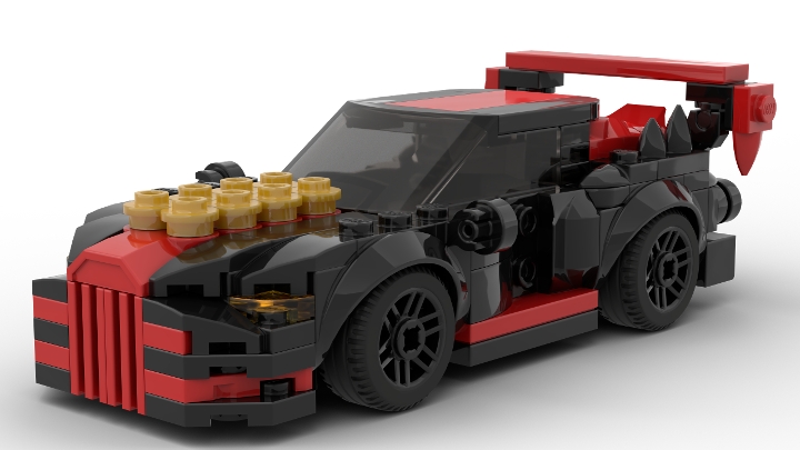 Inferno supercar from BrickLink Studio [BrickLink]