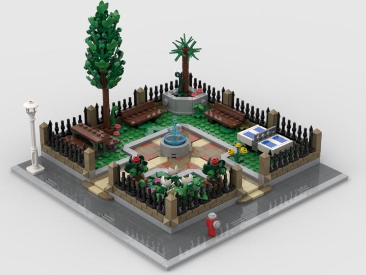Modular Park from BrickLink Studio [BrickLink]