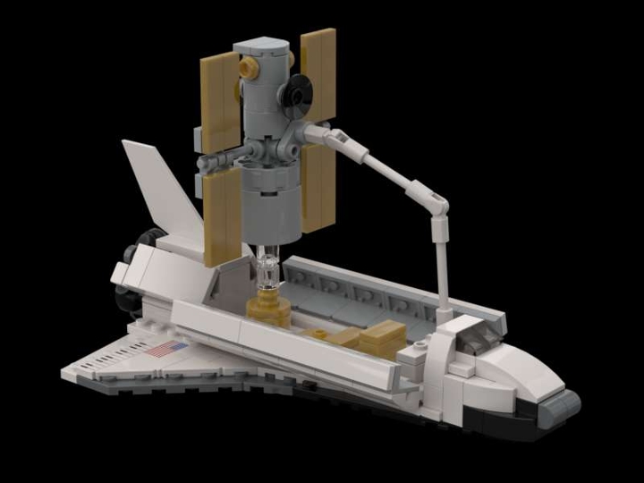 Space Shuttle - Hubble Space Telescope servicing mission from BrickLink ...