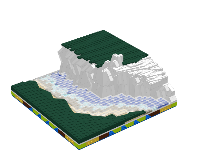 New Mountains with Foundation from BrickLink Studio [BrickLink]