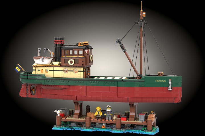 Tramp Steamer from BrickLink Studio [BrickLink]