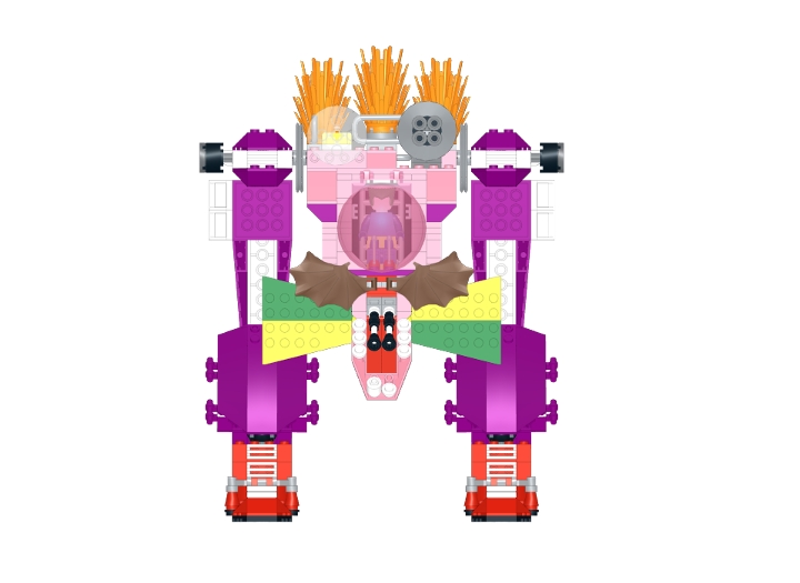 Killer Moth Boss LB1 from BrickLink Studio [BrickLink]