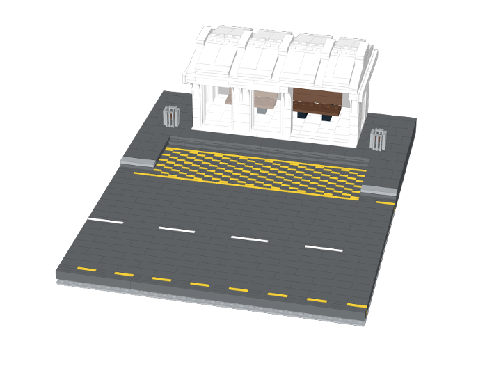 Bus Stop from BrickLink Studio [BrickLink]