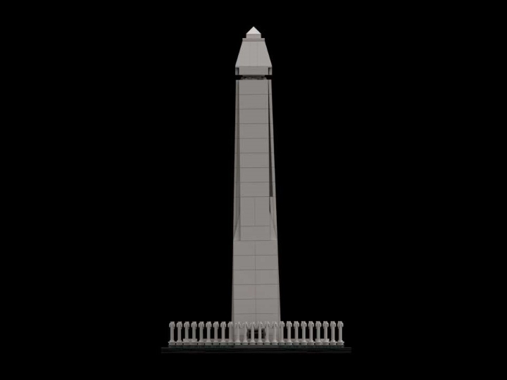 The Washington Monument | LEGO Architecture-style from BrickLink Studio ...