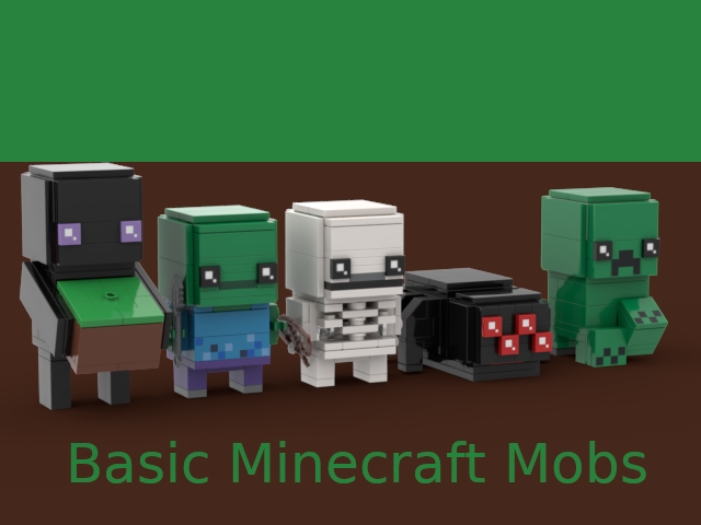 Basic Minecraft Mobs from BrickLink Studio [BrickLink]