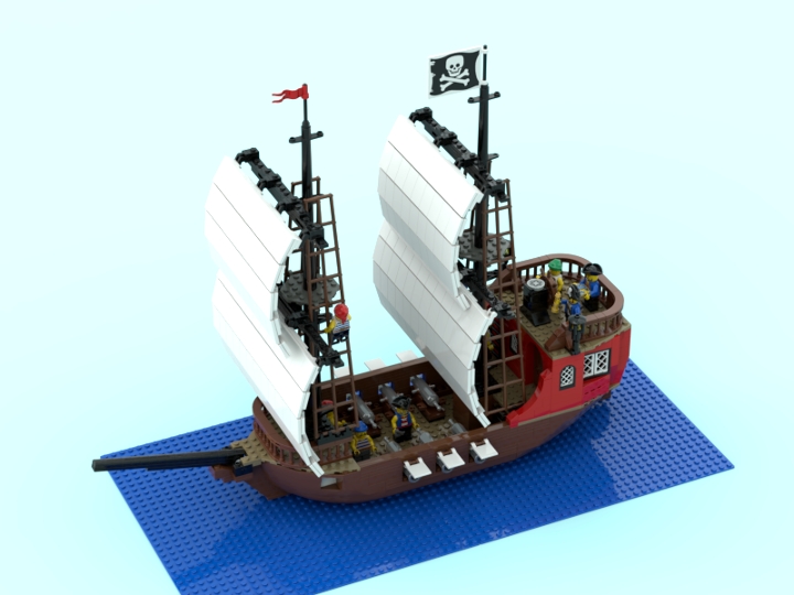 Pirate Ship from BrickLink Studio [BrickLink]