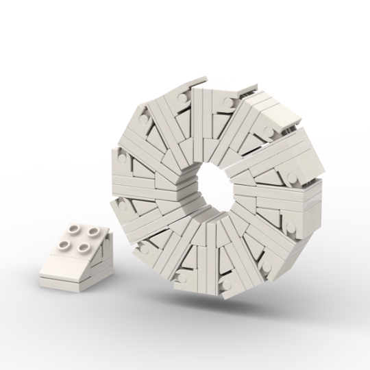 Slope 30 deg circle from BrickLink Studio [BrickLink]