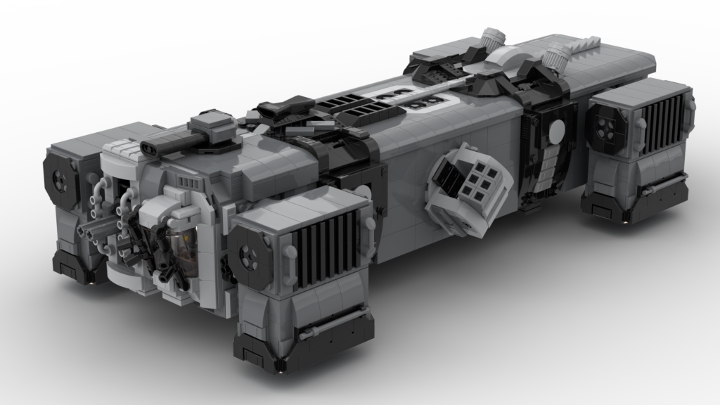 Unit Transport Vehicle (Dropship 2.0) from BrickLink Studio [BrickLink]