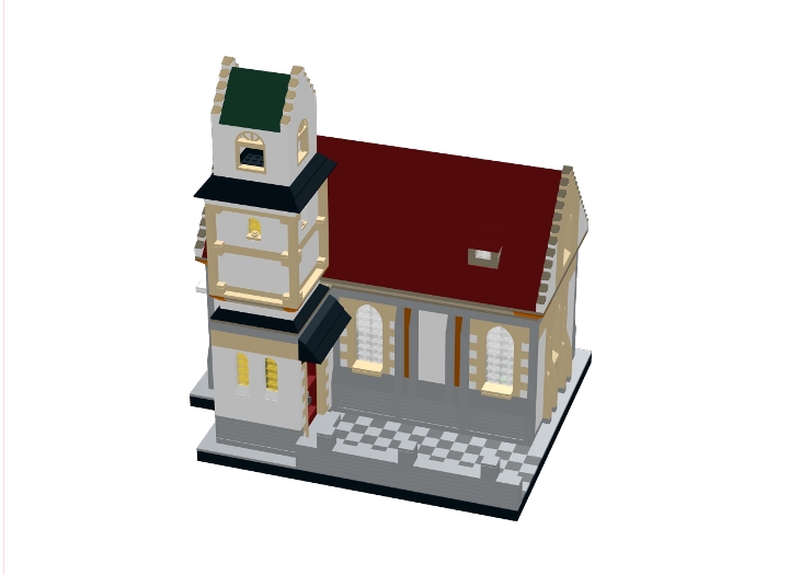 Small Church from BrickLink Studio [BrickLink]