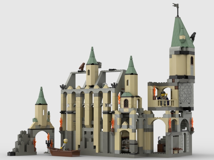 Hogwarts Castle (2001) from BrickLink Studio [BrickLink]