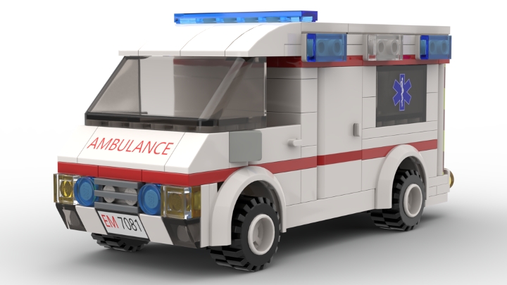救护车 ambulance from BrickLink Studio [BrickLink]