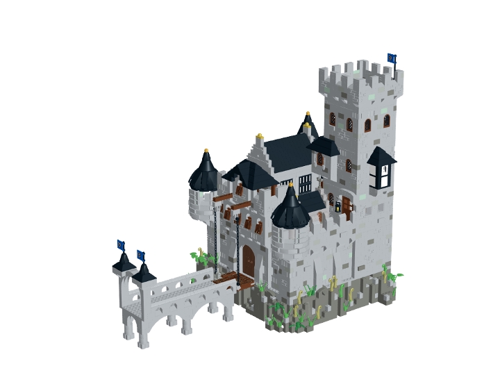 Crusader's Castle from BrickLink Studio [BrickLink]
