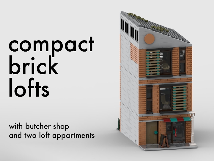 Compact Brick Lofts from BrickLink Studio [BrickLink]