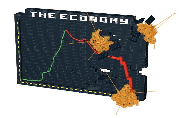 Line Goes Down from BrickLink Studio [BrickLink]