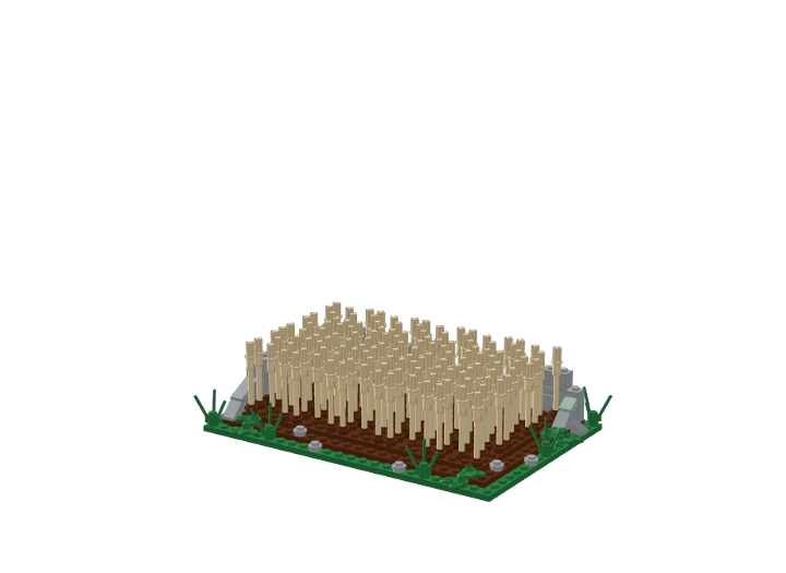 Farmer's Wheat Field from BrickLink Studio [BrickLink]