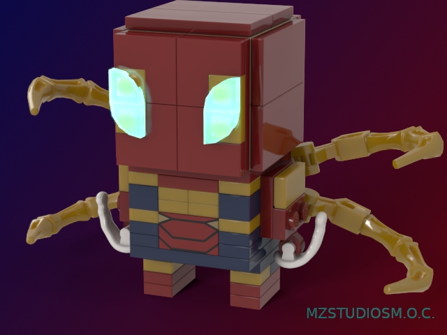Iron Spider Brickheadz from BrickLink Studio [BrickLink]