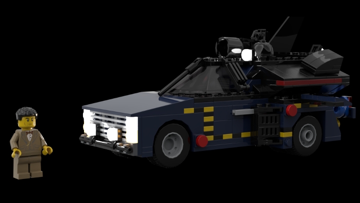 Buckaroo Banzai Jet truck from BrickLink Studio [BrickLink]