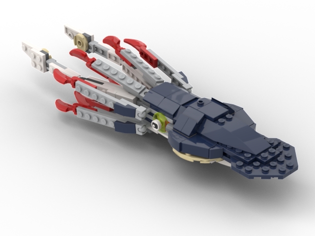 2x31088 biologically accurate colossal squid from BrickLink Studio ...