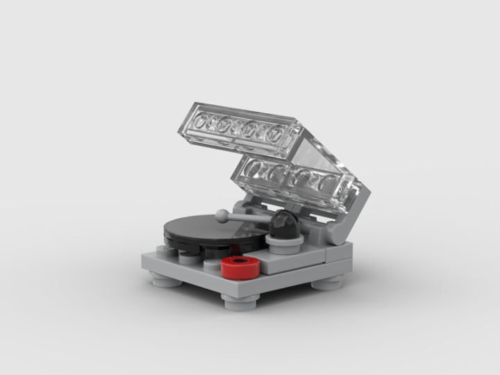 Mini Record Player from BrickLink Studio [BrickLink]