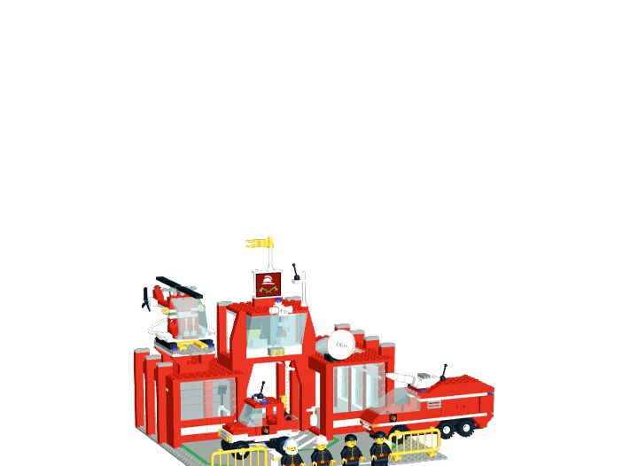 6389 Fire Control Centre from BrickLink Studio [BrickLink]