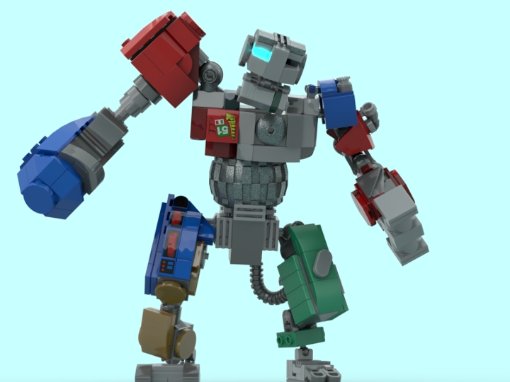 Real Steel : Metropolis from BrickLink Studio [BrickLink]