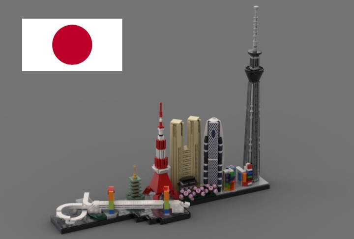 Tokyo, Japan from BrickLink Studio [BrickLink]