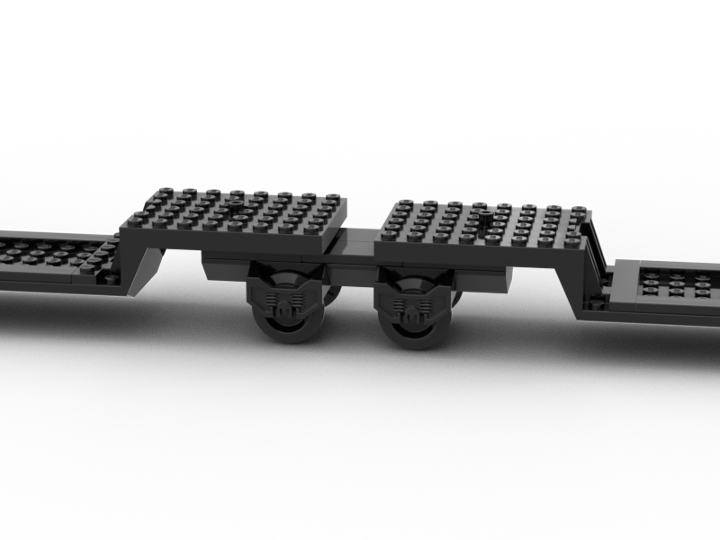 Articulated Railcar Bogie from BrickLink Studio [BrickLink]