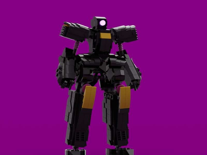 MZSTUDIOS mech (heavy armor) from BrickLink Studio [BrickLink]