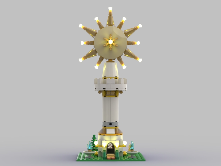Glorious Radiance spire from BrickLink Studio [BrickLink]