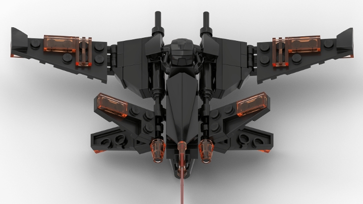 TRON Legacy light jet from BrickLink Studio [BrickLink]