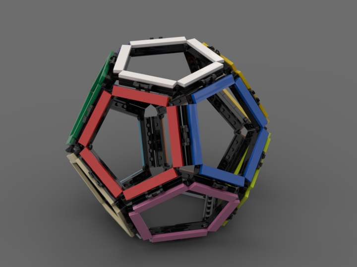 dodecahedron from BrickLink Studio [BrickLink]