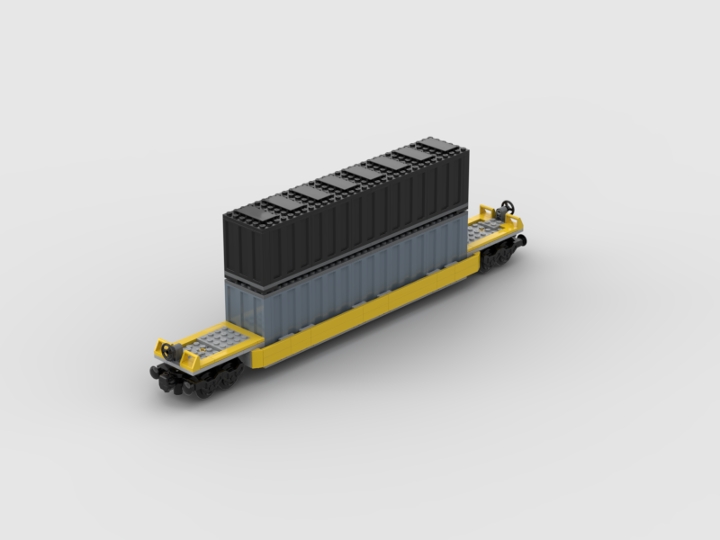 Intermodal Car Long Version from BrickLink Studio [BrickLink]