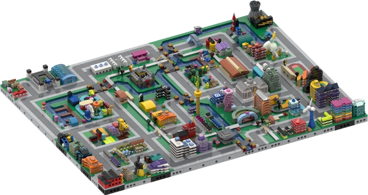 Click City V3 from BrickLink Studio [BrickLink]