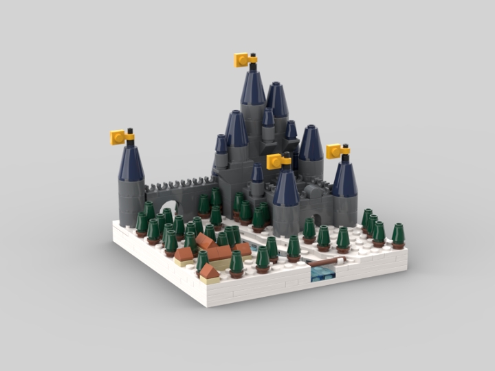 Castle in the Snow from BrickLink Studio [BrickLink]