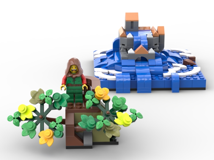 The sunken castle rose back to the sea : CAtlantis from BrickLink ...