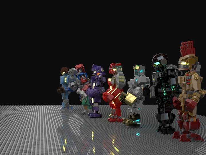 World Robot Boxing : Evolved. from BrickLink Studio [BrickLink]