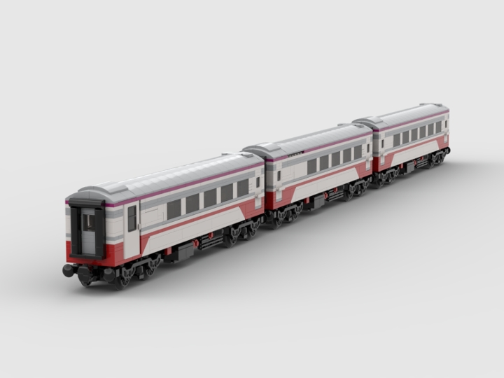 V/line Regional Wagons from BrickLink Studio [BrickLink]