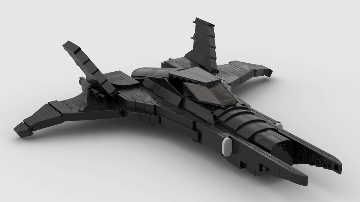 Arkham Asylum Batwing from BrickLink Studio [BrickLink]